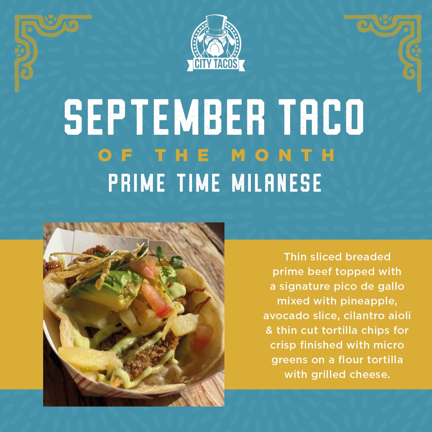 Taco Tuesday & Taco of the Month - City Tacos San Diego